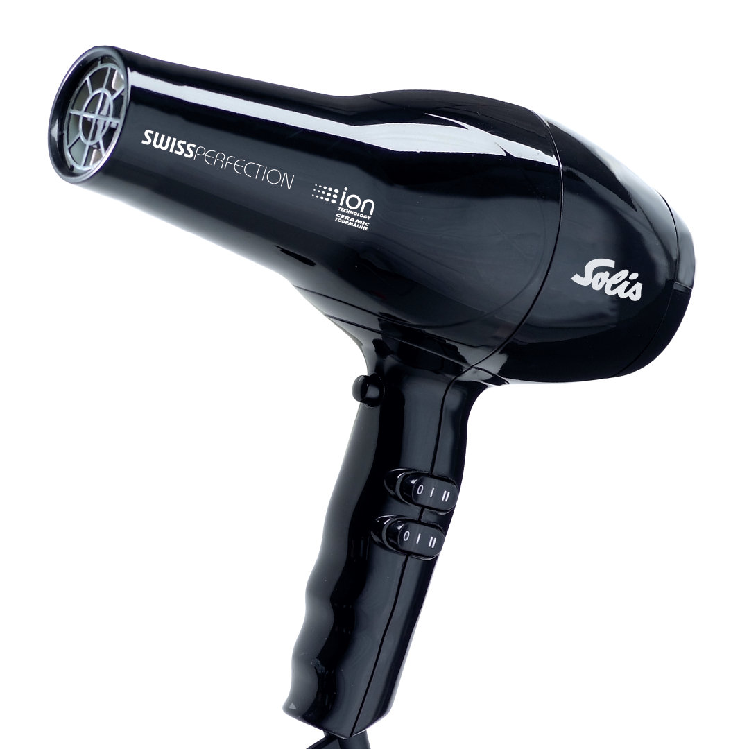 Solis Swiss Perfection - Type 440 - Haardroger - Zwart – Solis Benelux B.V.