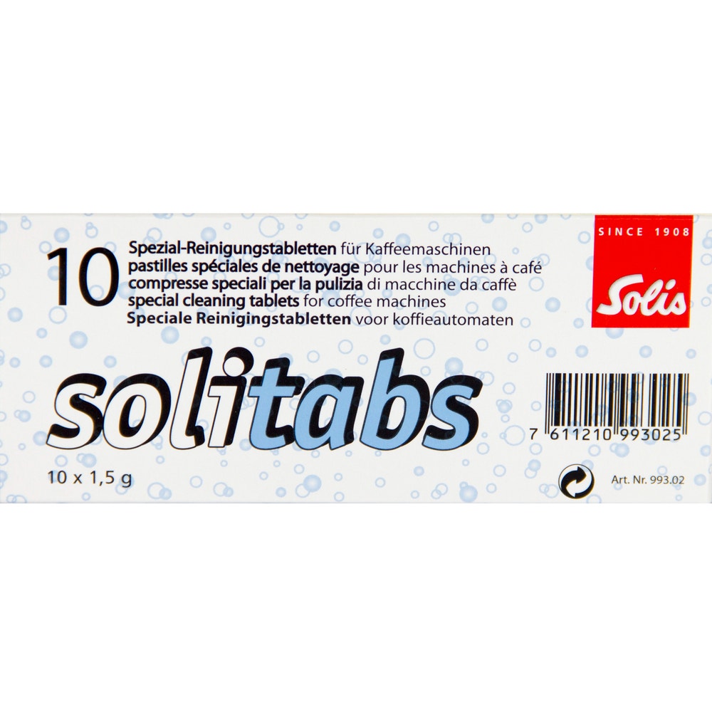 Solis Solitabs - 10 reinigingstabletten – Solis Benelux B.V.